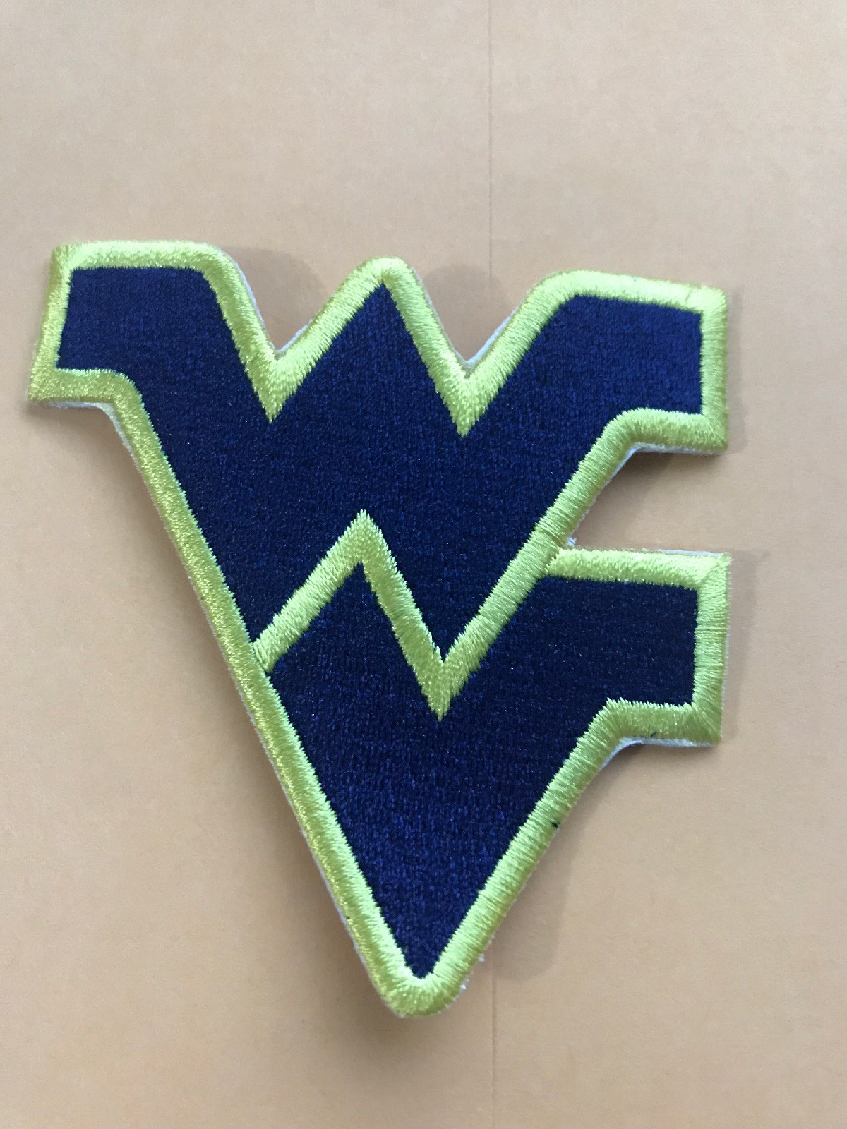 WVU West Virginia Mountaineers Vintage Embroidered Iron On Patch (NOS ...