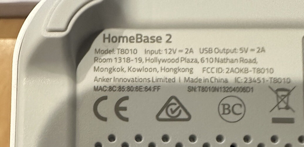 Eufy HomeBase 2 Wi-Fi Base Station - White (T8010) for sale online | eBay