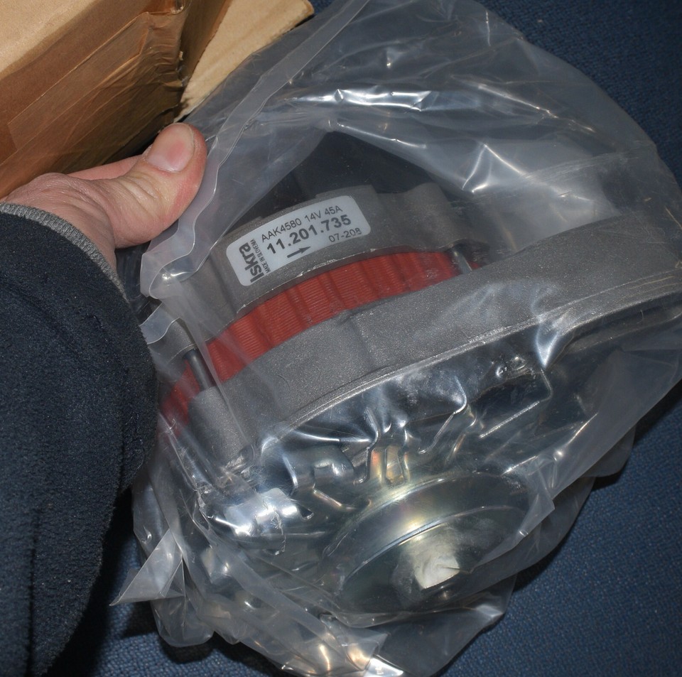 GENUINE LOMBARDINI ISKRA 1157-360 ALTERNATOR AAK4580 11.201.735 14V 45A ...