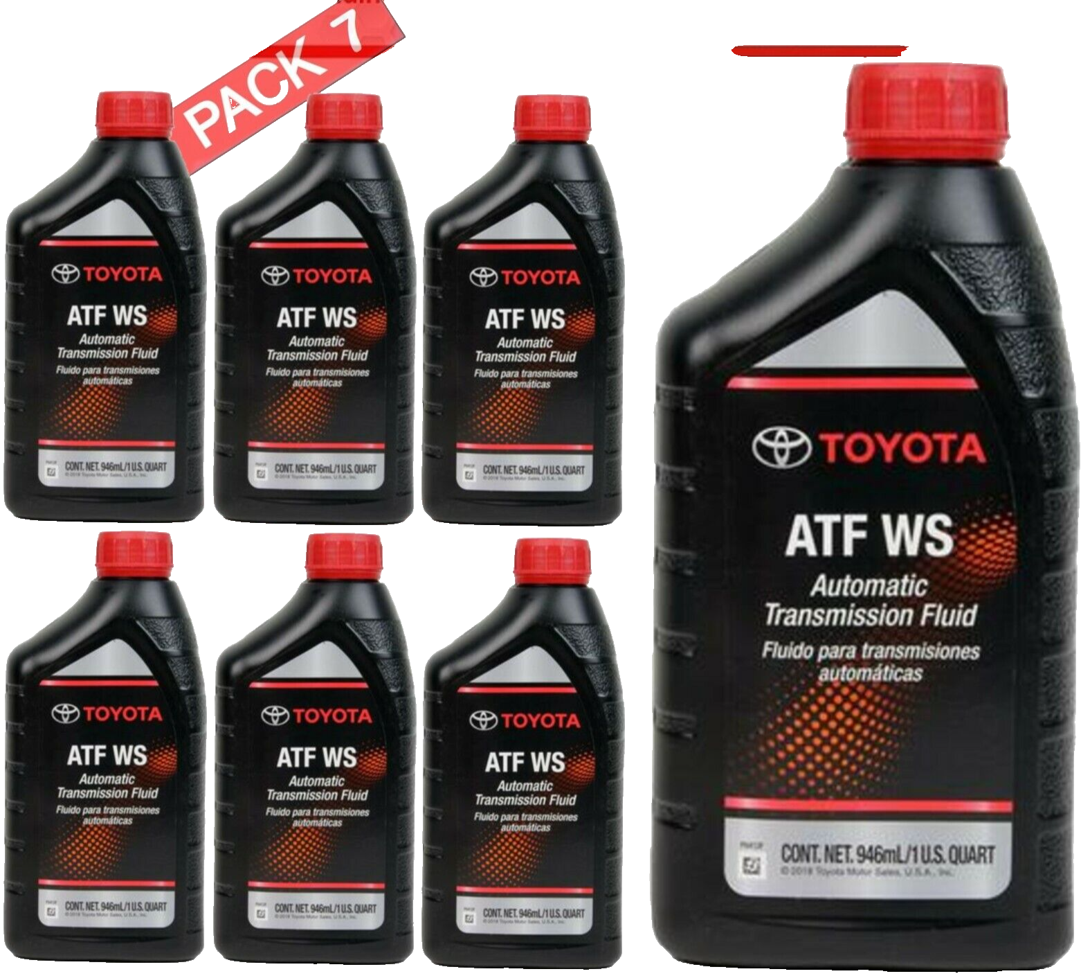 Genuine Toyota ATF WS Automatic Transmission Oil Fluid ATFWS Lexus ...