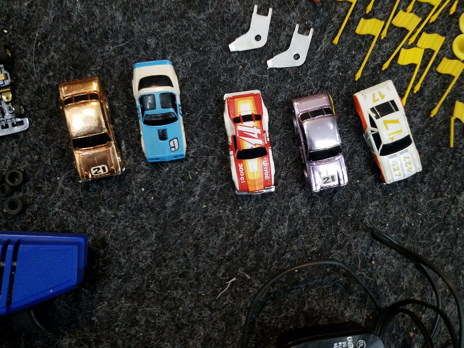 1979 Aurora AFX Road Blocker Speed Steer Slotless Race Car Set AS-IS ...