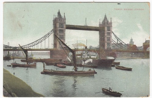 London; Tower Bridge PPC, 1906, To Miss Mansell, Hastings, Shows ...