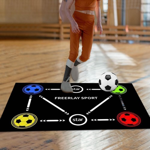 Football Training Mat Lightweight Dribble Training Mat for Home Use ...