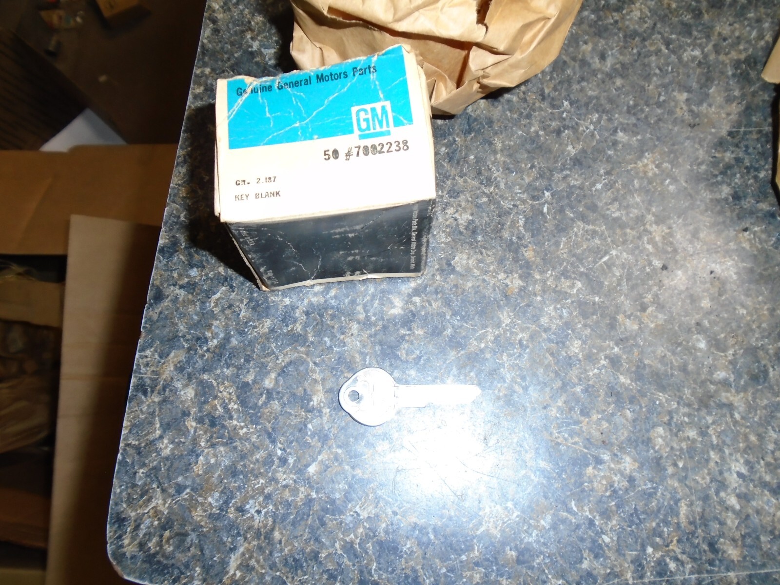 GTO Chevelle Cutlass Nova Corvette Round Head Key Blank Genuine GM ...