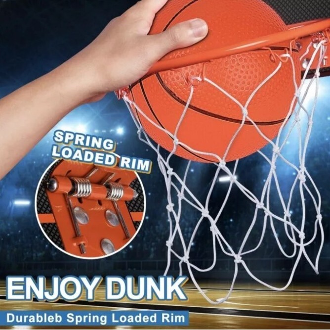 Moving Basketball Hoop Indoor for Kids & Adults Pro Mini Basketball ...