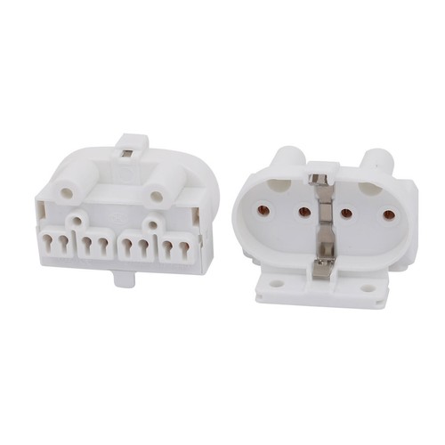 8Pcs 2G11-F446 AC 500V 2A H Light Socket Base Lamp Holder | eBay UK