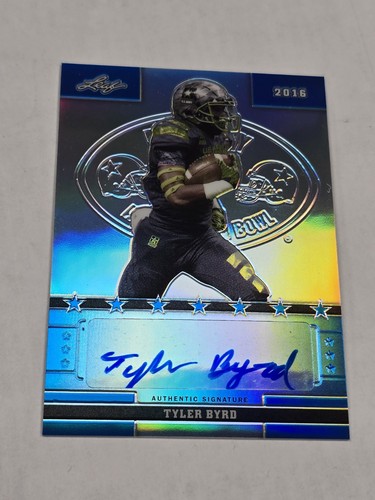 Tyler Byrd 2016 Leaf All American Bowl Autograph Card 18/39 | eBay