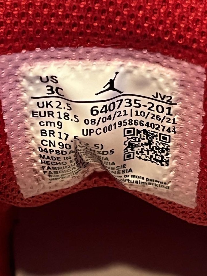 NEW Nike Air Jordan Toddler Boy Size 3C Light Curry Red 640735-201 ...