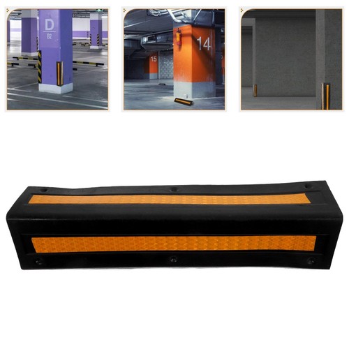 Anti-collision Guard Corner Rubber Bumpers Reflective Wall Edge ...