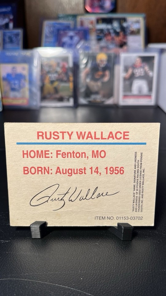 Racing Champions Inc. Rusty Wallace Stock Car #01153-03702 Auto Racing ...