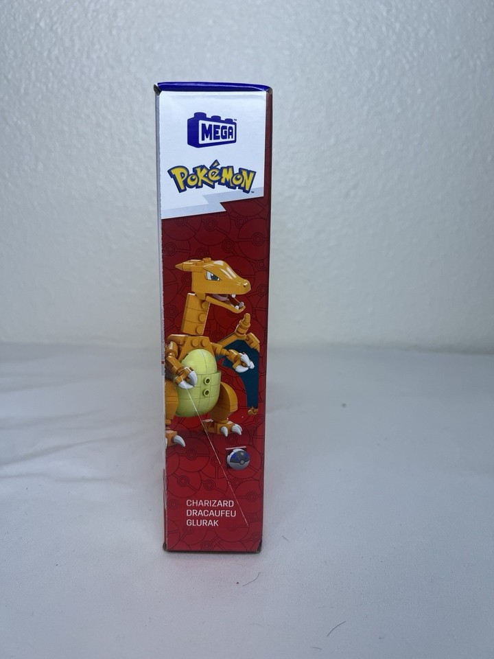 Pokémon Mattel MEGA Blocks Charizard Building Block Set With Pokeball ...