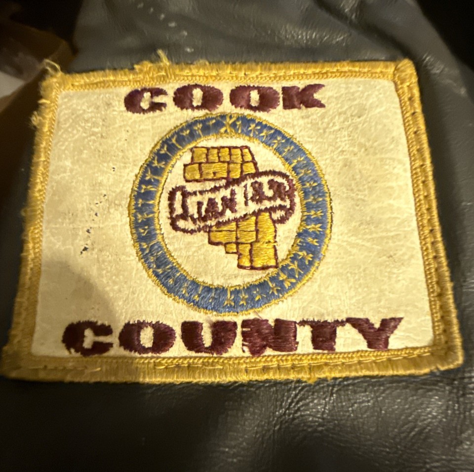 RETIRED”KALE OF CHICAGO”COOK COUNTY SHERIFF 100% LEATHER BLK POLICE ...