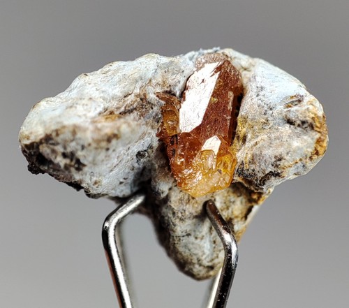 1-CT Very Rare Monazite-(Ce) Gemmy Crystals Specimen on Feldspar - Zagi ...