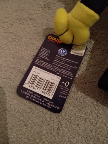 Dr Neo Cortex Plush Toy Crash Bandicoot 25th Anniversary with tags 11 ...