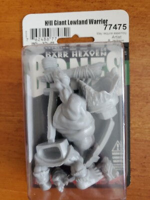 Reaper Dark Heaven Bones Miniature 77475 Hill Giant Lowland Warrior D&D ...