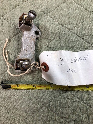 316664 JOHNSON EVINRUDE OMC IDLE ADJUSTMENT BRACKET W SCREWS 0316664 ...