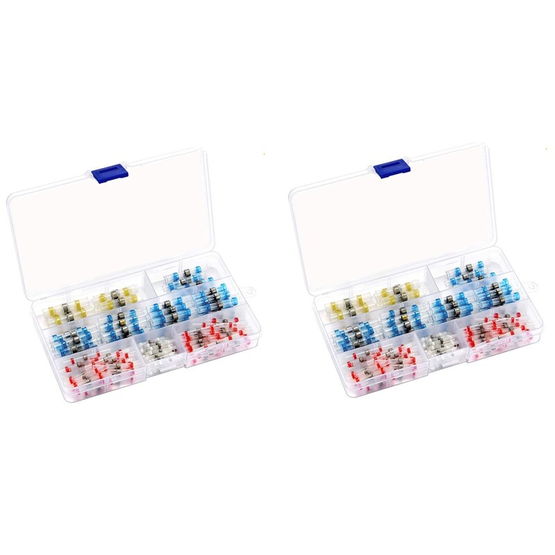 300PCS Solder Cable Connector Sealing Kit Shrinkage Shock Connector ...