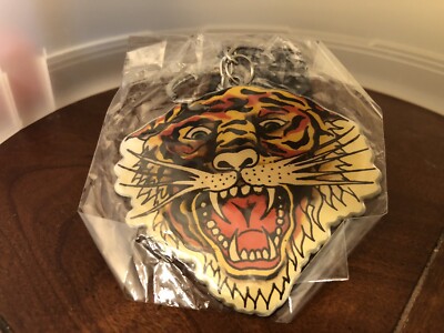 Vintage Don Ed Hardy Designs Roaring Tiger Large Keychain Zoo 2 5/8 ...
