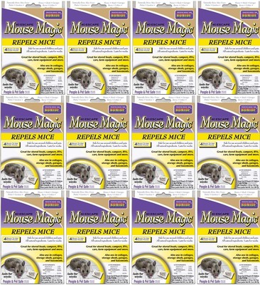 Bonide 865 4 Ct Mouse Magic Natural Mice Mint Oil Packs - Pack of 12 | eBay