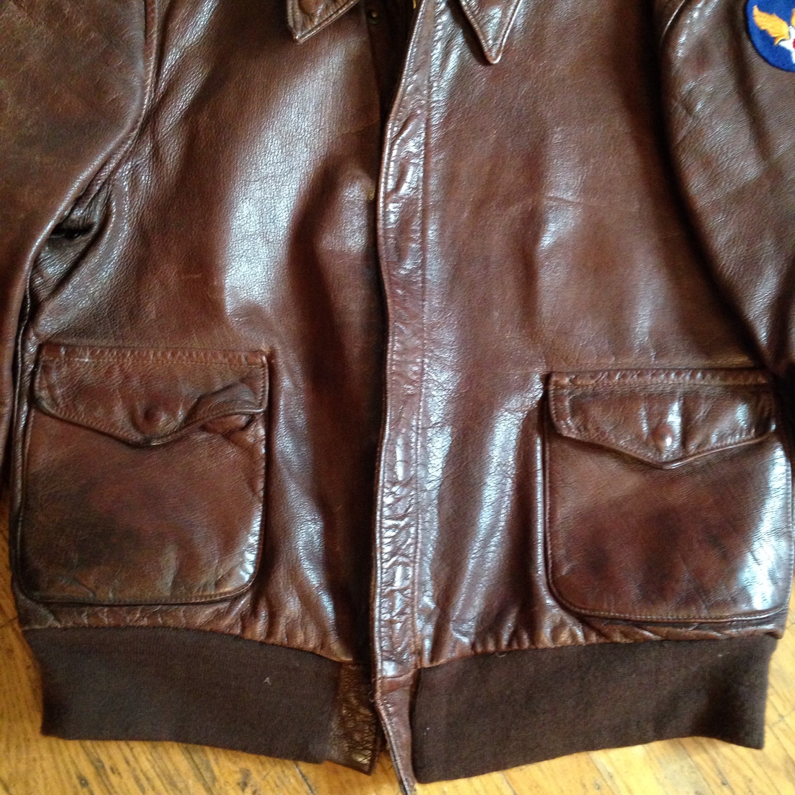 Mint WW2 USAF USAAF A2 A-2 Leather Flight Jacket Size 40 | eBay