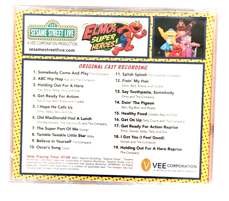 Sesame Street Live Elmos Supereroi