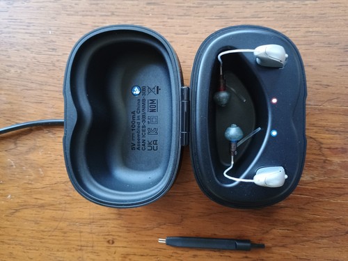 Starkey Genesis AI 12 RIC RT hearing aids, silver, used | eBay UK