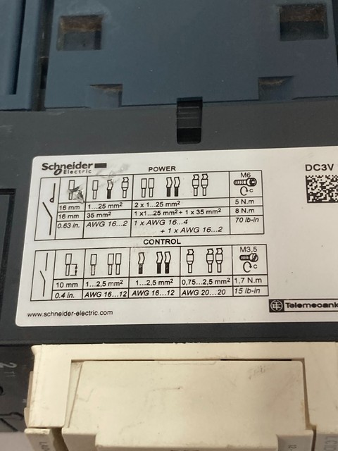 Schneider Electric TeSys AC Contactor LC1D65A for sale online | eBay