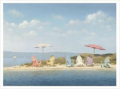 Summer Colors Art Print by Daniel Pollera 14x10 Art Print Coastal Beach ...