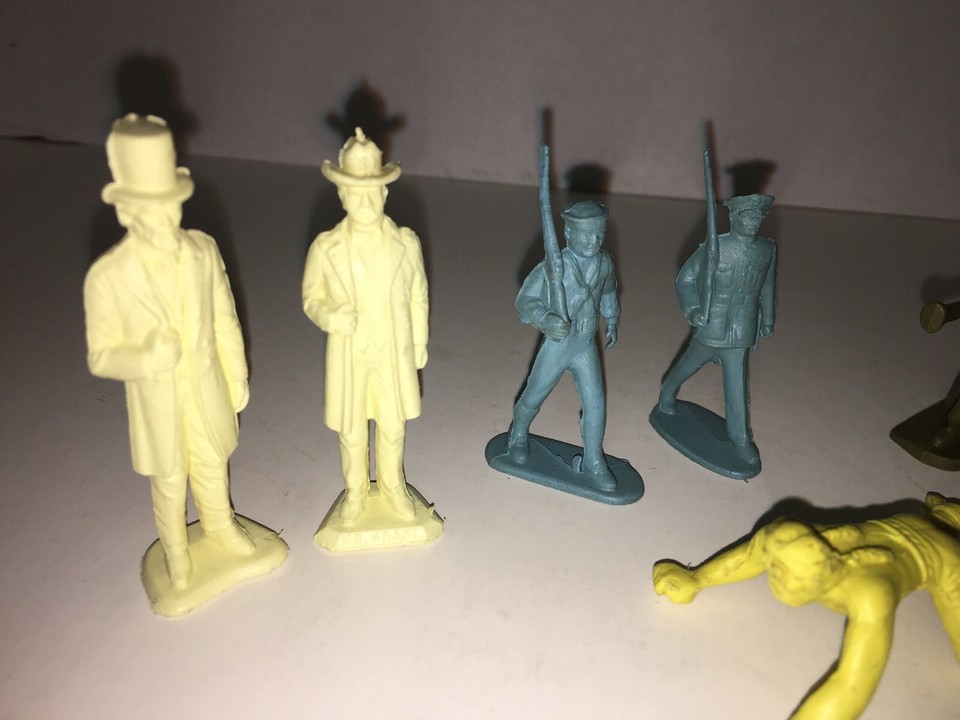 9 Vintage Marx Soldiers Figures - Marx | eBay