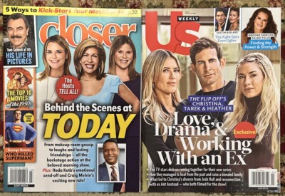 CLOSER And US MAGAZINES JAN 20 Th 2025 Behind The Scenes Love And Drama ...