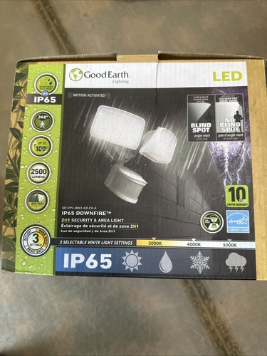 Good Earth Motion Activated Led 2500 Lumens Light | eBay