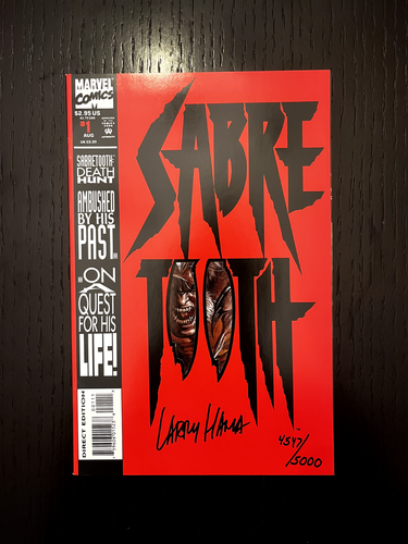 SABRETOOTH #1 Signed AUTOGRAPHED by Larry Hama w COA 4547/5000 | eBay