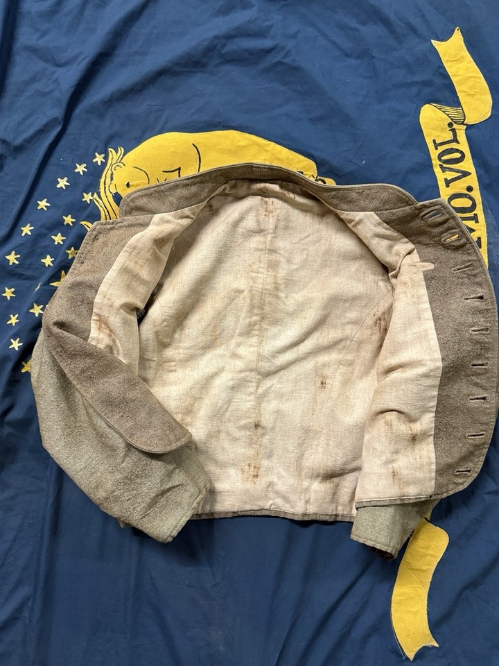 Civil War Confederate CSA “Johnny Reb” Style Infantry Shell Jacket Or ...