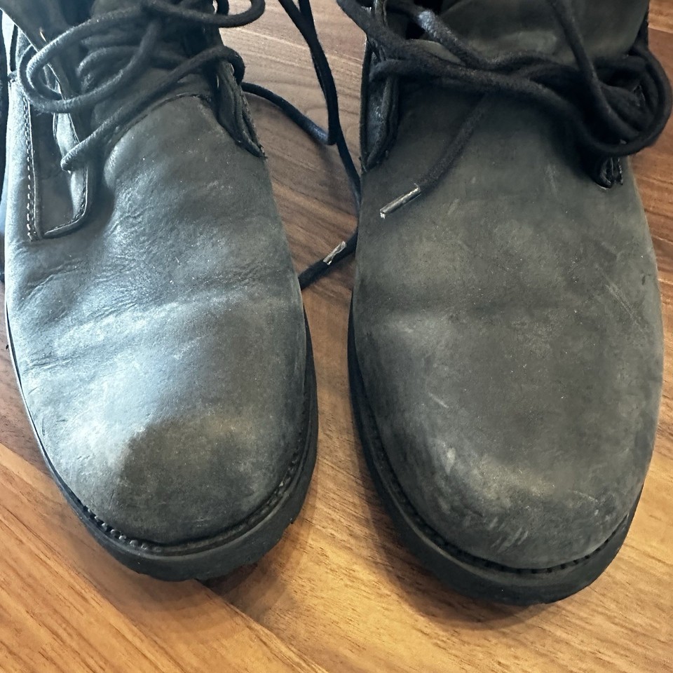 Men’s Affliction Boots Black Distressed Size Unknown Measures 13” | eBay