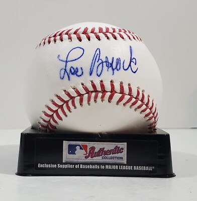 Lou Brock St Louis Cardinals Signed Autographed Baseball JSA AP58778 | eBay