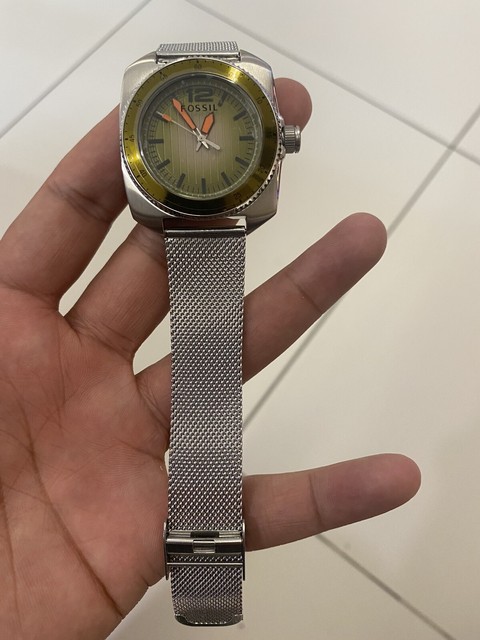 Fossil BQ1125 Flynn Stainless Steel Chronograph Men's Watch - Silver ...