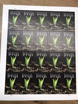 US B7 Healing PTSD First Class Semipostal sheet (20 stamps) MNH 2019 | eBay