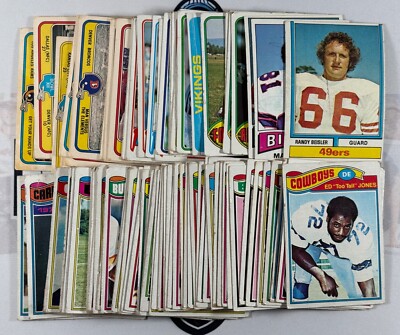 1970's Topps Football LOT of 81 Mixed Years / Players Poor+ | eBay