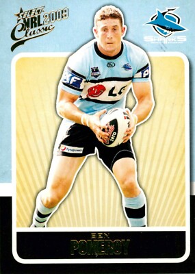 2009 CRONULLA SHARKS NRL Card BEN POMEROY | eBay Australia