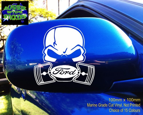 SKULL GAS MASK for FORD Falcon Territory Focus ute Bomb Drift 100mm ...