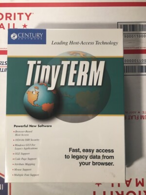 TinyTERM Century Software Web to Host Access Windows 95/98, Me, 2000 ...