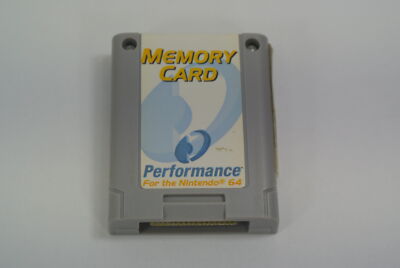 Performance N64 Memory Card Controller PACK PAK Nintendo 64 Tested ...
