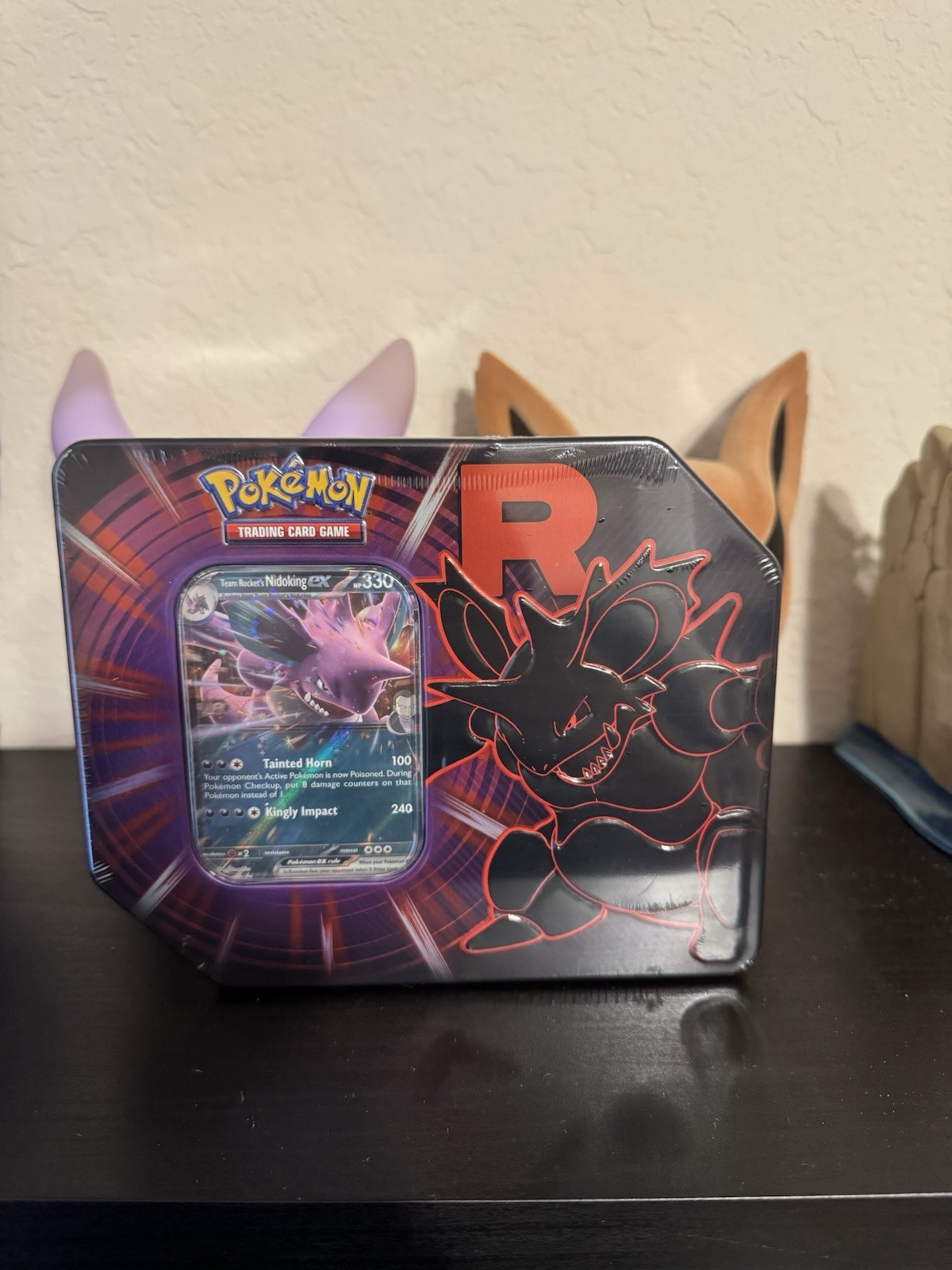 **NEW IN HAND** Sealed Destined Rivals Team Rocket Tin Nidoking FAST ...