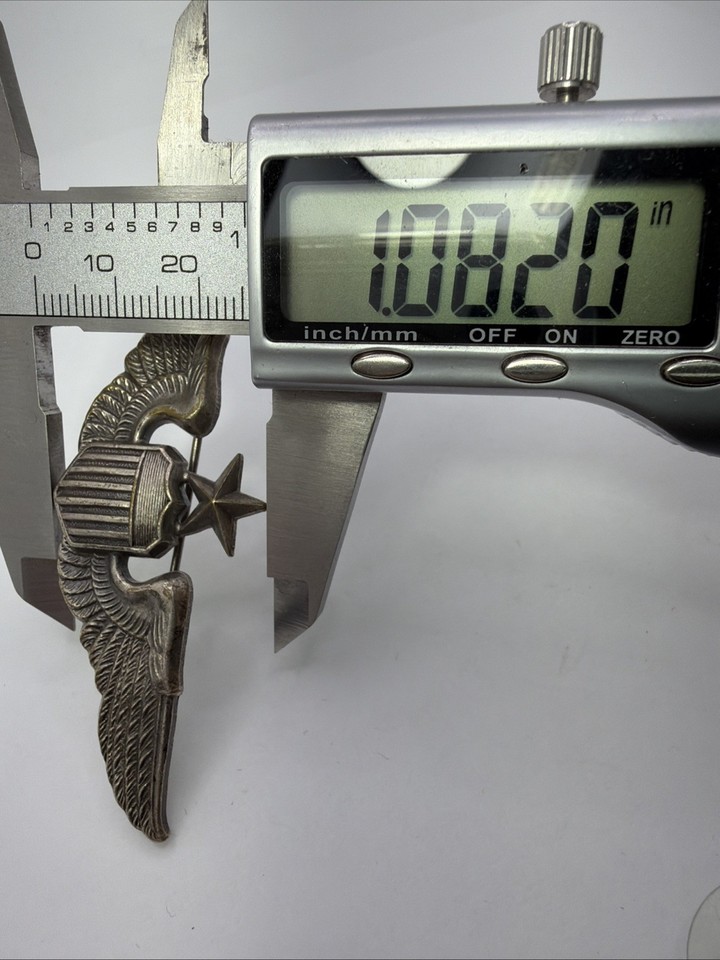 Firmin London Sterling Silver USAF Senior Pilot Wings Badge 13.88g | eBay
