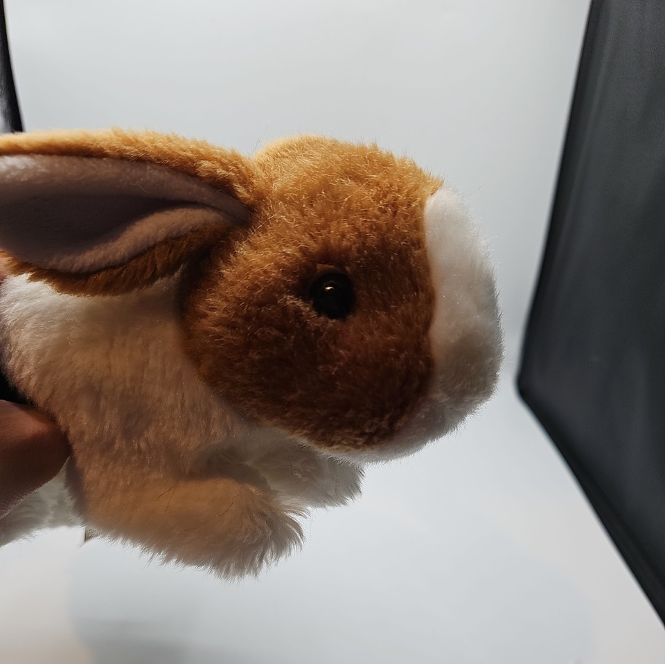 Ark Toys Premier Collection 11" Bunny Rabbit Brown White Soft Stuffed ...