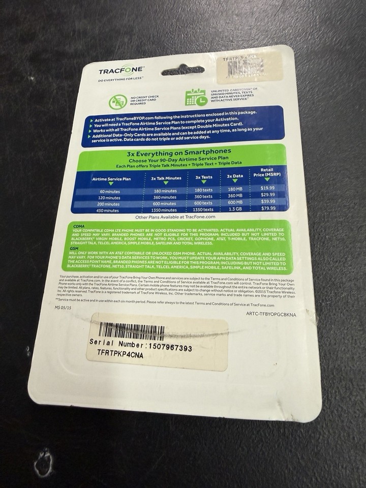 TracFone Bring Your Own Phone SIM Activation Kit – Retail Packaging | eBay