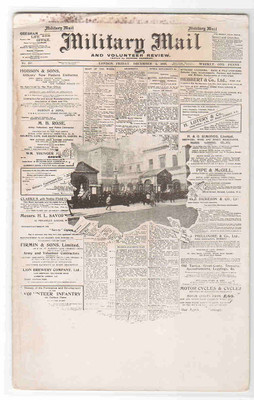 Military Mail Newspaper Layout Dateline 1903 London UK postcard | eBay