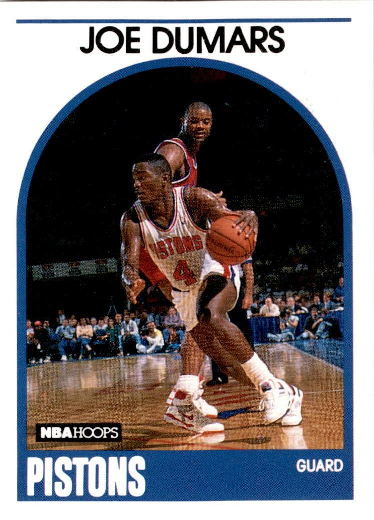 1989 NBA Hoops #1 Joe Dumars Detroit Pistons Card GW1 | eBay