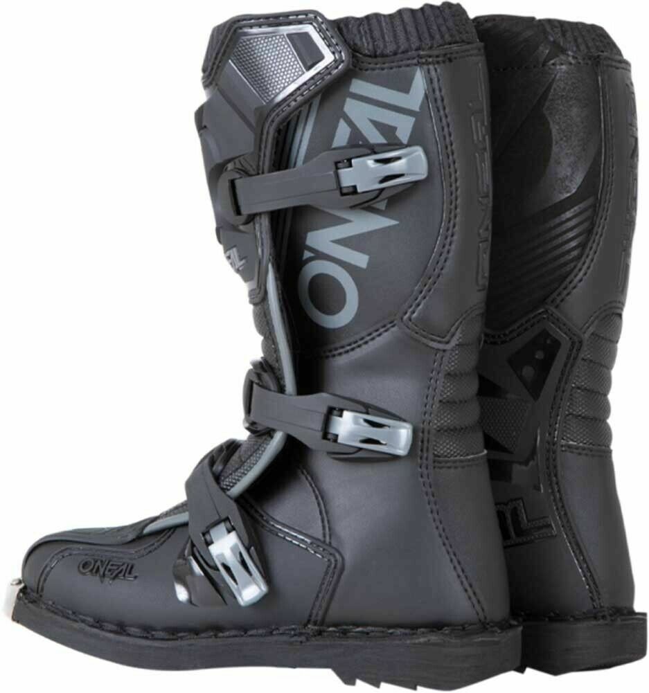 ONeal ELEMENT Off Road MotoCROSS Boot Black Youth Size K12 FREE SHIP ...