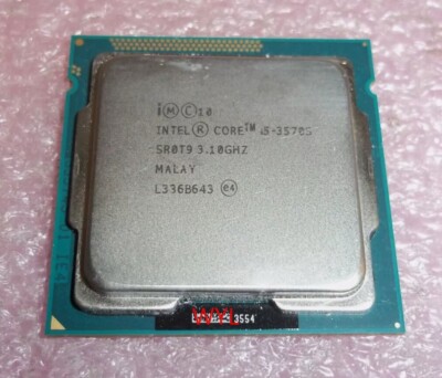 3rd Gen Intel Core i5-3570s LGA1155 CPU Processor 3.1GHz SR0T9 6MB Quad ...